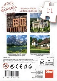 DINO Puzzle Turistická edice Slovensko: Bojnice / 60 dílků / 23,5 x 21