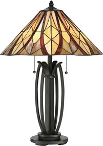 Secesní stolní lampa Elstead VICTORY 65 cm/2×E27