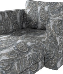 Potah na IKEA Norsborg šezlong s loketními opěrkami barva vícebarevná látka pletený vzor, vzorované