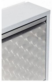 Kovový botník ve stříbrné barvě Kare Design Caruso