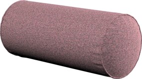 Jednoduchý válečkový polštář barva růžová látka pletený vzor