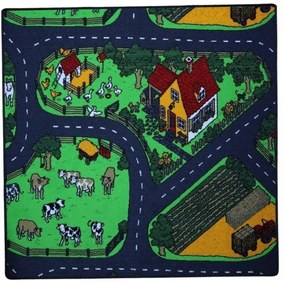Vopi koberce Dětský kusový koberec Farma II. čtverec - 60x60 cm