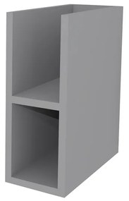 Mereo Aira, koupelnová skříňka 20 cm, spodní,  Multidecor, Šedý Supermat CN797SSEDA