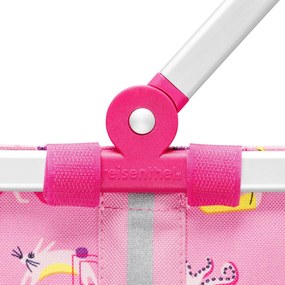 Dětský košík Reisenthel Carrybag XS kids Abc friends pink