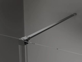 Mexen Velar, sprchový kout s posuvnými dveřmi 100 x 120 cm, 8mm sklo námraza, grafit broušený, 871-100-120-31-66