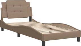 Rám postele bez matrace Zadar cappuccino 90x200 cm umělá kůže 3208160