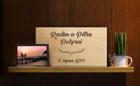 Ahome Ahome CZ Prkénko Nápis 35 x 20 x 1,9 cm