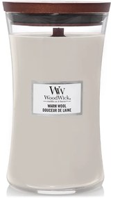 WoodWick – svíčka Warm Wool (Hřejivá vlna) Velikost: malá 85 g