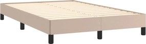 Box spring postel s matrací cappuccino 120x190 cm umělá kůže 3269812