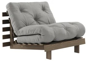 sofa ROOT by Karup - 90*200 cm carob (hnědá) + futon grey 746