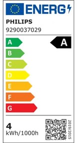 LED žárovka E27 Philips Master Filament A60 4W (60W) teplá bílá (3000K)