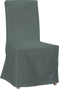 Potah na židli IKEA  Henriksdal, dlouhý barva modrá látka pletený vzor