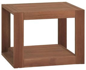 Nástěnná koupelnová skříňka 45 x 45 x 35 cm masivní teak 338233