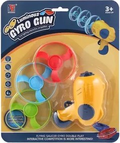 TEDDIES Vystřelovací vrtulka se startérem 3 ks / Plast / Na kartě / od