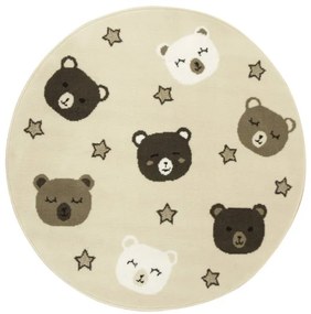 Dětský koberec Luna Kids 534457/51915Traktor, krémový