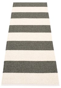 Vinylový koberec Pappelina BOB Linen/Charcoal Velikost pappelina: 70x225 cm