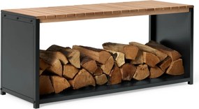 Tchibo - Lavice s prostorem na krbové dřevo, 110 cm