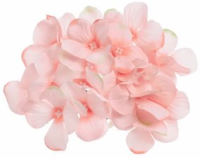 hlavičky hortenzií (12ks) - růžová
