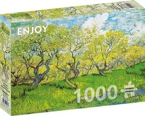 ENJOY Puzzle Vincent Van Gogh: Kvetoucí sad / 1000 dílků / od 14 let
