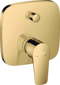 Hansgrohe Talis E, páková vanová baterie pod omítku, se zabudovanou bezpečnostní kombinací dle EN1717, zlatá lesklá, 71474990