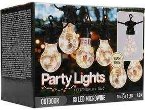 Koopman Světelný řetěz Bulbs, 80 LED