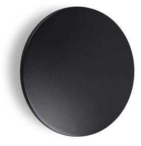 Ideal Lux Venkovní nástěnné/stropní LED svítidlo PUNTO ⌀18cm Barva: Černá