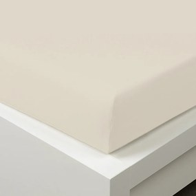 Jersey prostěradlo s elastanem béžové: 90x200cm