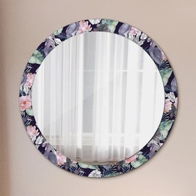 Kulaté dekorativní zrcadlo Čepice ptáků fi 90 cm