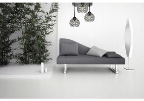 Stropní svítidlo Crystal, 3x černé křišťálové stínítko,
