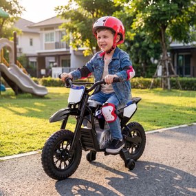AIYAPLAY Elektro motorka pro děti HONDA CRF 450R 12V dětský motokros s 35W motorem, lithiová baterie, zadní odpružení, kola 12 palců 370-485V90BK