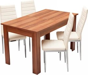 Jídelní rozkládací stůl 138 -180x80 ořech 61605