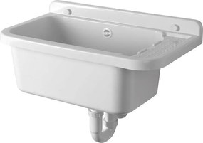Aqualine Aqualine, Závěsná výlevka s odkládací plochou 60x34cm, plast, bílá, PI5060