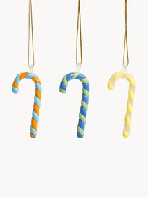 Sada ručně vyrobených ozdob na vánoční stromeček Candy Cane, 3 díly
