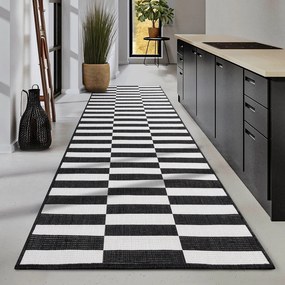 Černobílý běhoun 80x200 cm Viela – Hanse Home