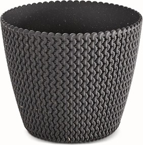 PRO Květináč SPLOFY ECO WOOD antracit 25,9cm