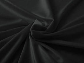 Biante Sametový oválný ubrus Velvet Premium SVP-014 Černozelený 100x140 cm