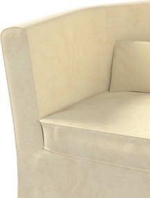 Potah na křeslo IKEA Ektorp Tullsta barva ekr látka lesklé, sametová