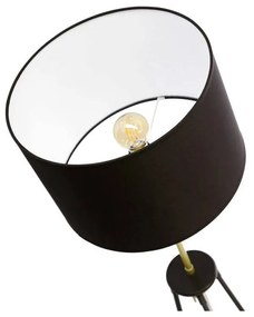 Černá stojací lampa (výška 154 cm) Tegola – Candellux Lighting