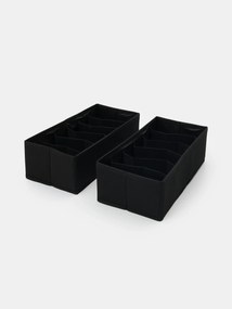 Sinsay - Sada organizérů na spodní prádlo 2 pack - černá