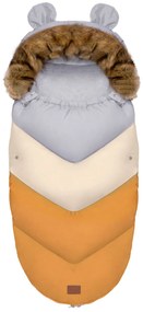 Tutumi Teddy PRO-V, dětský spací pytel 90x50 cm, oranžová, NAZ-12309