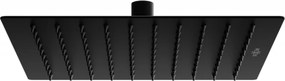 Mexen Slim hustník 25 x 25 cm, černý - 79125-70
