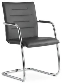 LD seating Konferenční židle OSLO-225-Z Barva kostry šedá kostra (metallic) GALERIE - Čalounění LD seating LÁTKY 3 / SILVERTEX, FAME, MAGIC 2021