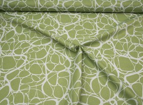 Ubrus teflonový zelený se vzorem Rozměry: 40x80, Tvar: Obdélník