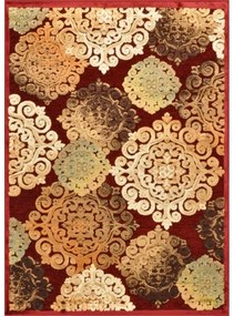 JUTEX Kusový koberec Nepal 001 1212 10 BARVA: Červená, ROZMĚR: 65x110 cm