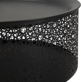 Odkládací stolek Blacky 35 cm černý/zlatý