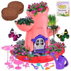 ZA4431 CZ Dětská mini zahrádka s domečkem - Magic Garden Růžová