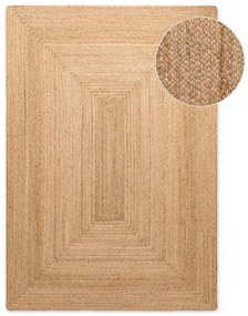 Oboustranný/ručně tkaný jutový koberec v přírodní barvě 200x300 cm Juno – Hanse Home