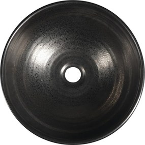 Sapho Sapho, ATTILA keramické umyvadlo, průměr 43cm, metalická měď, DK010