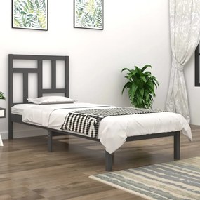 vidaXL Rám postele masivní borovice 90 x 190 cm Single [3104508] Barva: Bílá