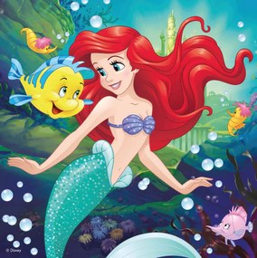 DINO Puzzle Disney Veselé princezny 3x55 dílků 18x18cm skládačka dn335417